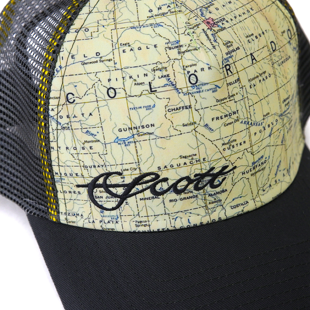 SCOTT COLORADO MAP MESH HAT｜スコット｜Casket カスケット