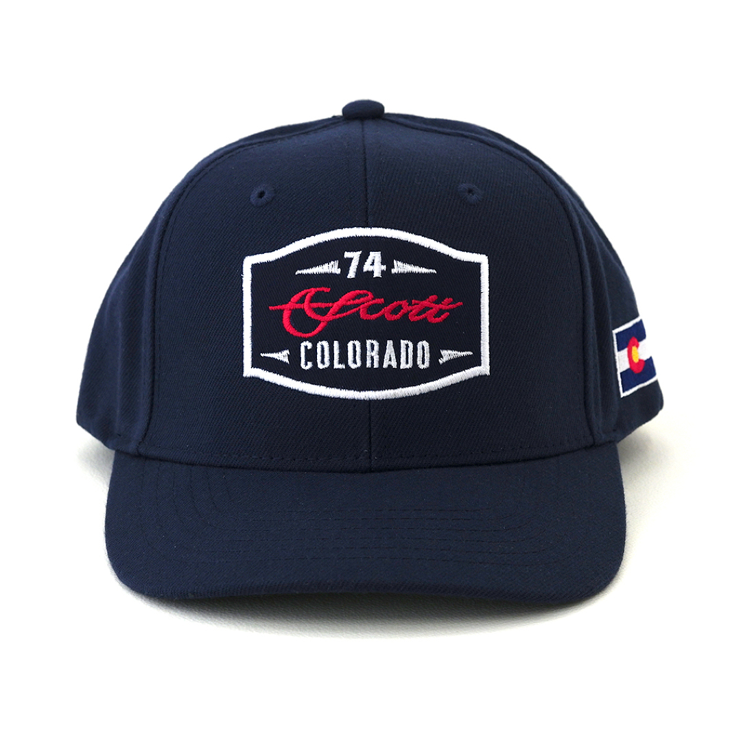 NAVY BLUE 74' PATCH HAT｜スコット｜Casket カスケット