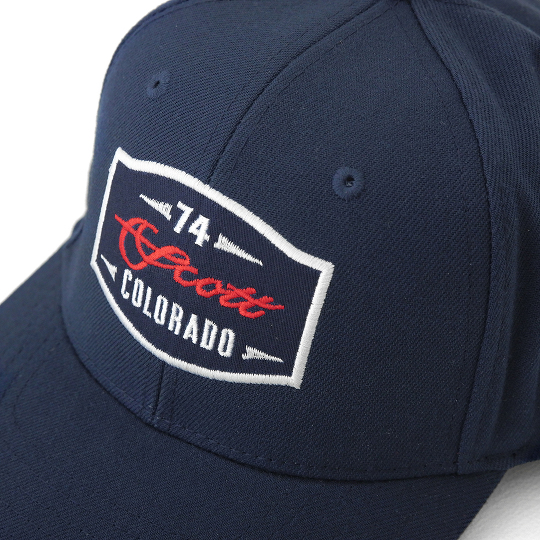 NAVY BLUE 74' PATCH HAT｜スコット｜Casket カスケット