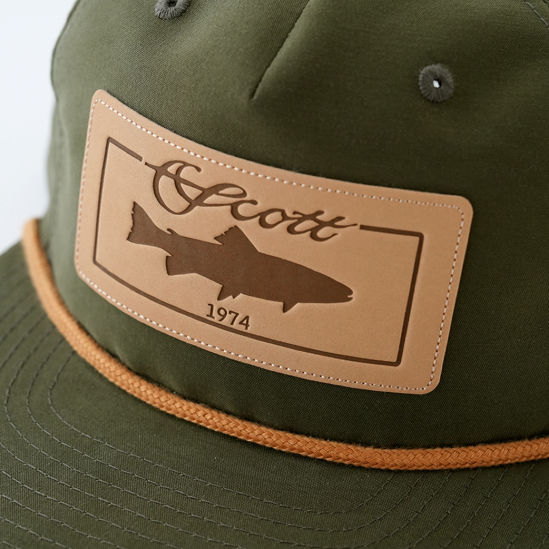 LEATHER PATCH HAT｜スコット｜Casket カスケット