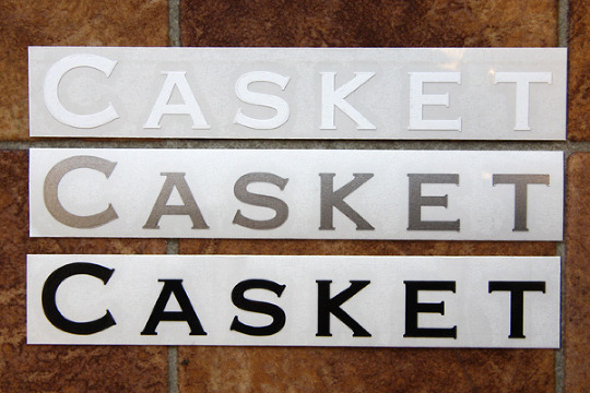 CASKET STICKER 30×4.5cm｜カスケット｜Casket カスケット